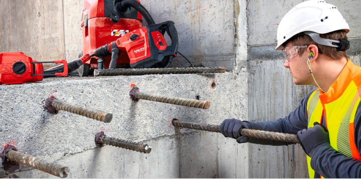 End anchorages involve connecting new concrete elements perpendicular ...