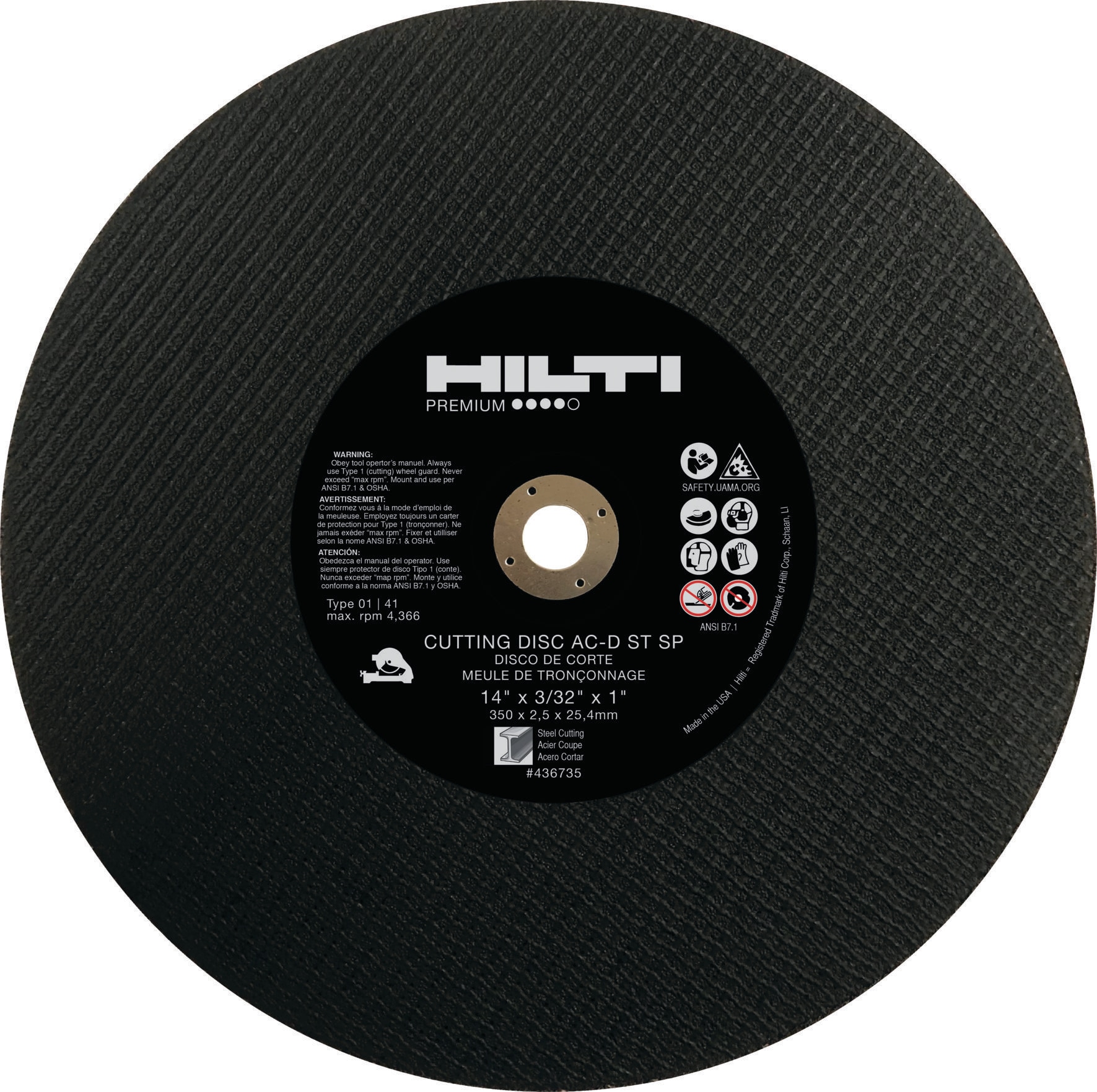 AC-D ST Steel cutting disc - Abrasives - Hilti Philippines